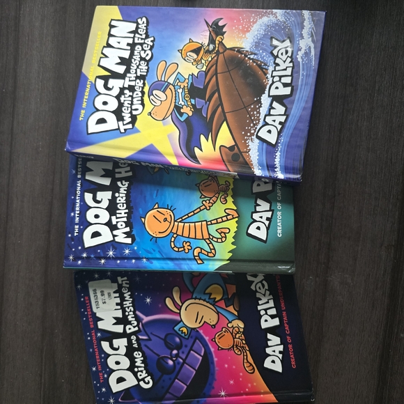 Other | Dog Man Book Set By Dav Pilkey | Poshmark